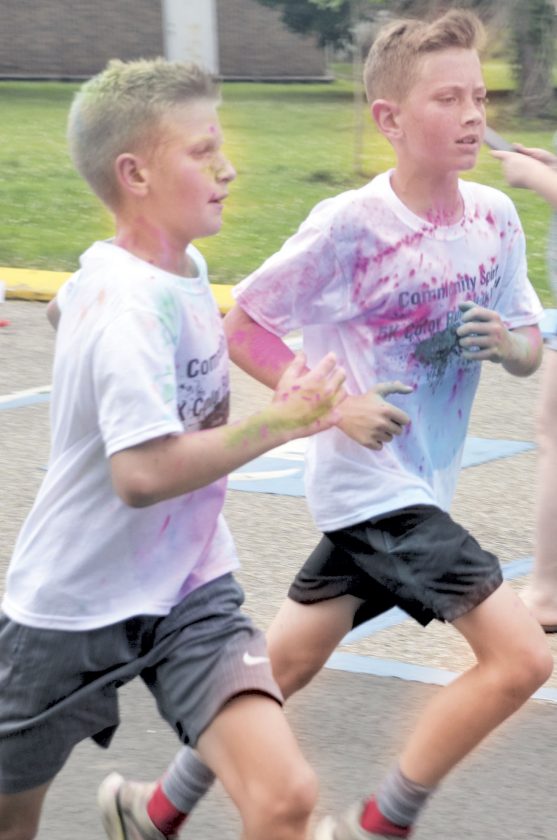 Runners show community spirit in 5K Color Run for Williamstown ...